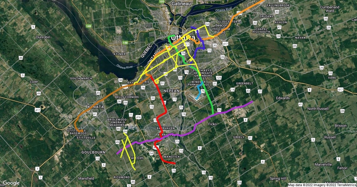 O-Train concept : Scribble Maps