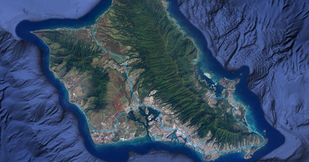 O'ahu Elevated Metro : Scribble Maps