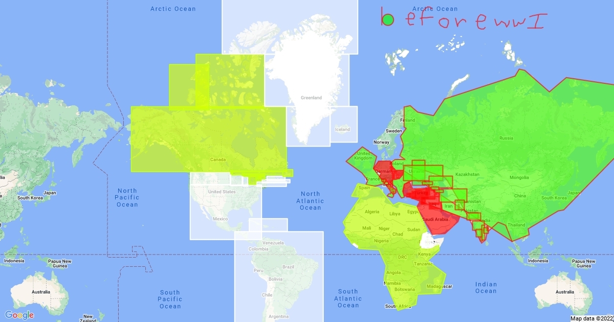the world before ww1 : Scribble Maps