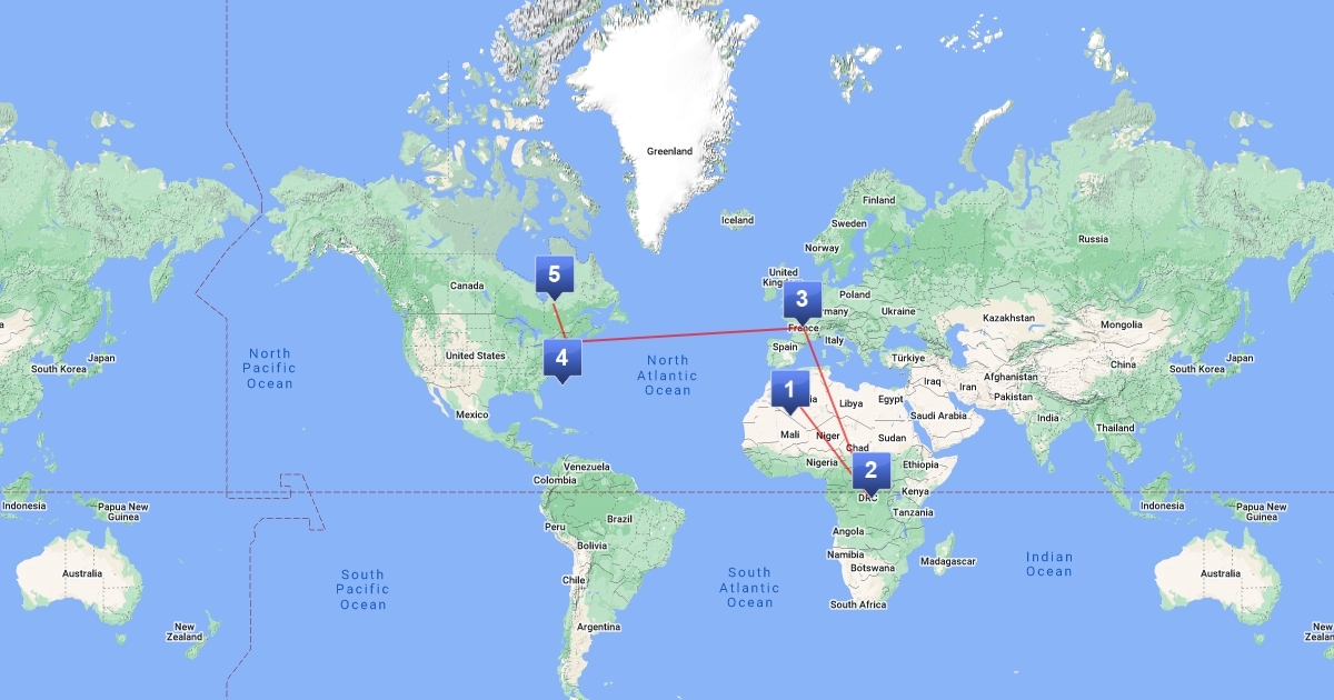 travel : Scribble Maps