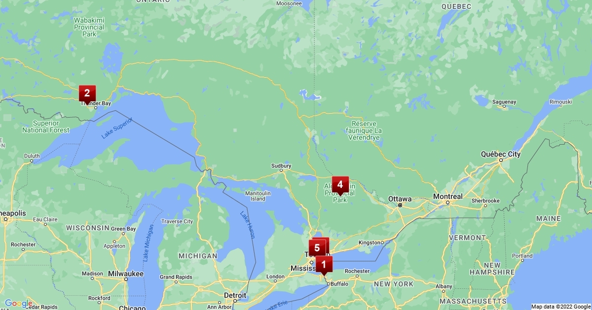 5 of the best natural places to visit : Scribble Maps