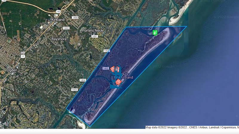 Figure Eight Island : Scribble Maps