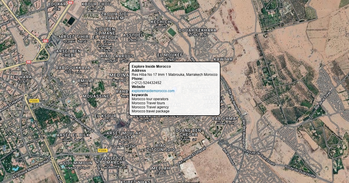 Explore Inside Morocco : Scribble Maps