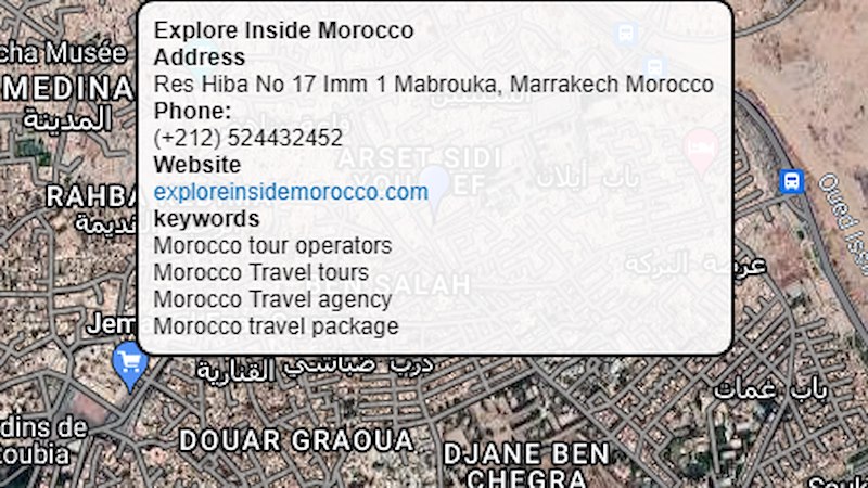 Explore Inside Morocco : Scribble Maps