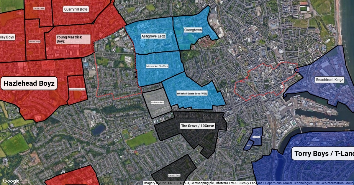 Aberdeen Interactive Gang Map : Scribble Maps