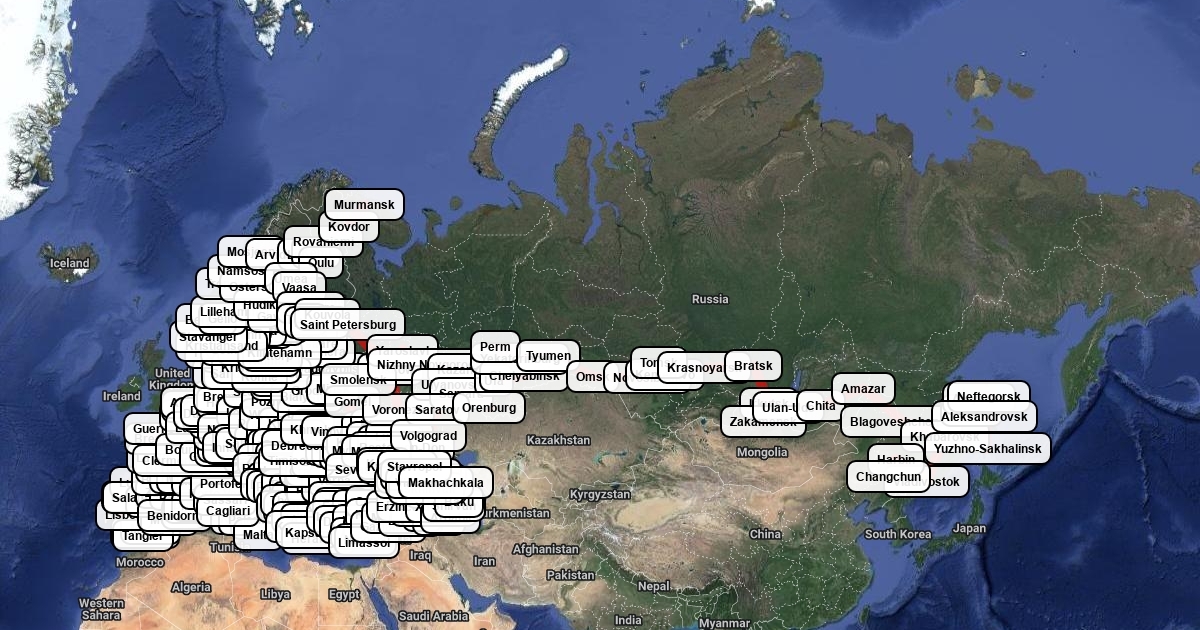 World Train Map : Scribble Maps