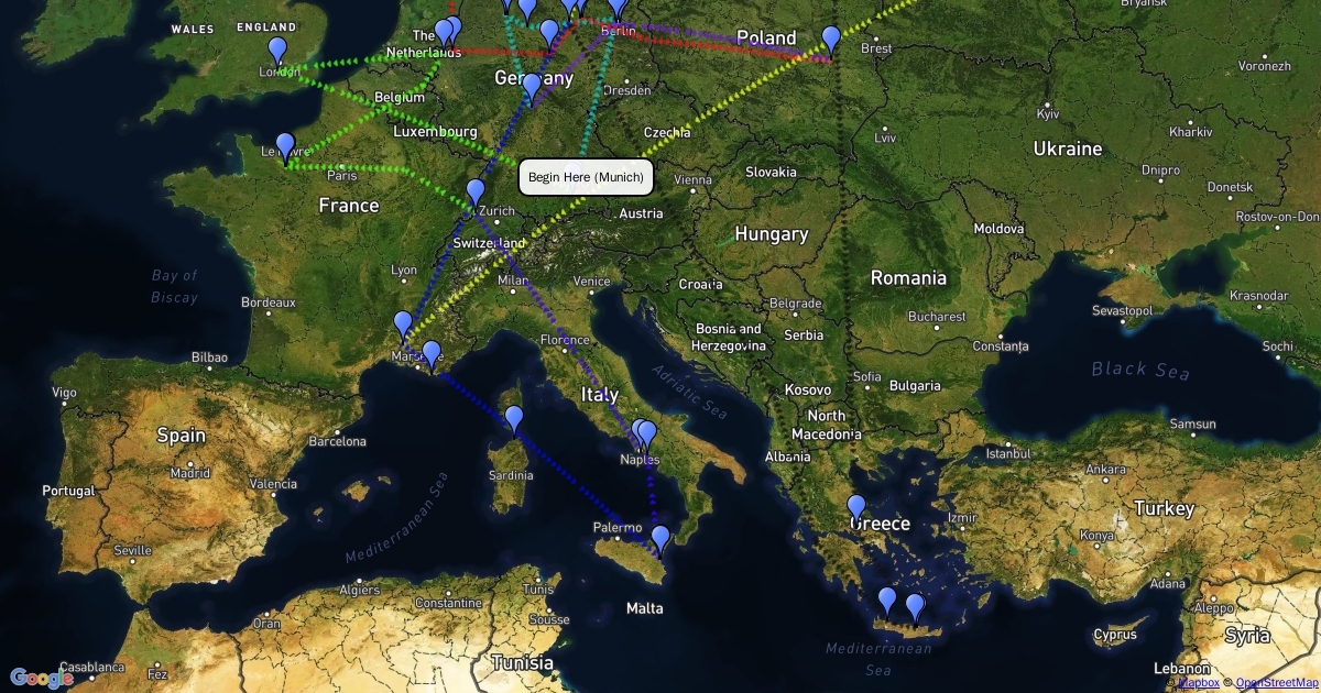 POPPEL WWII Project : Scribble Maps