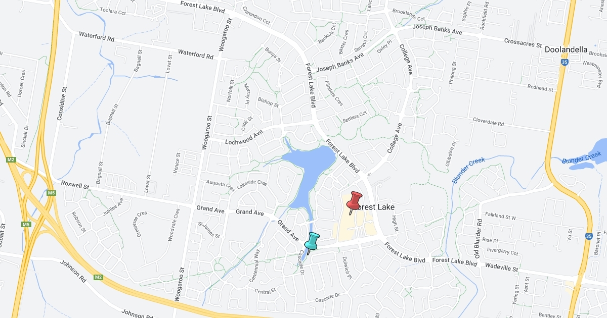 locations of thingimos in forest lake : Scribble Maps