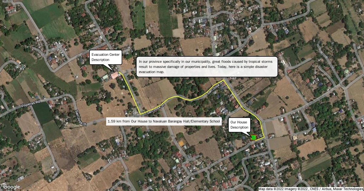 Disaster Evacuation Map : Scribble Maps