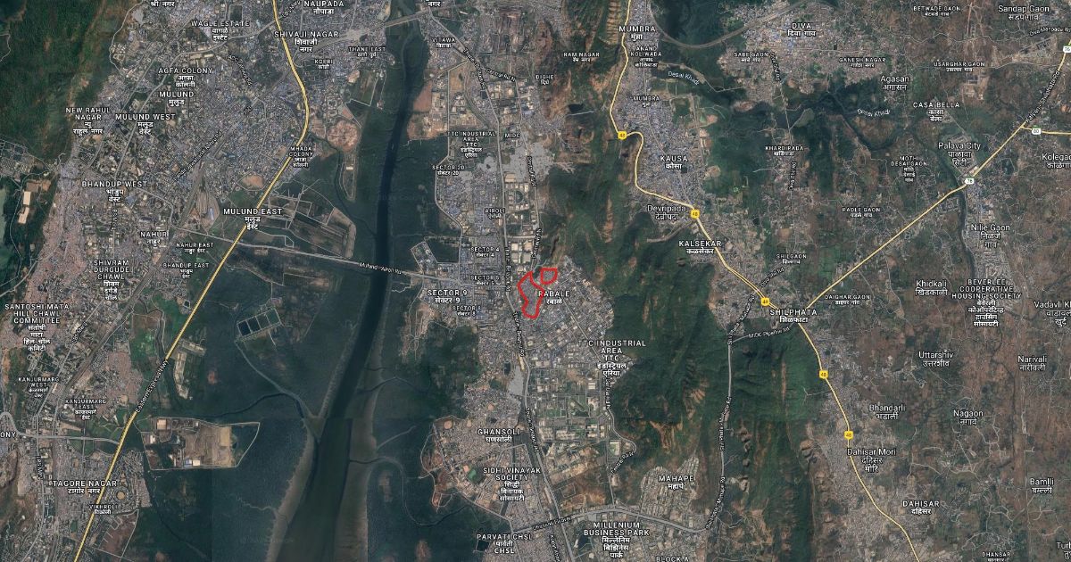 navi Mumbai slums : Scribble Maps