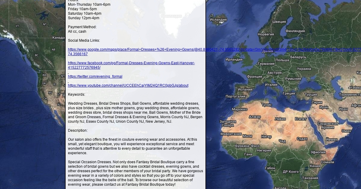 Formal Dresses and Evening Gowns : Scribble Maps