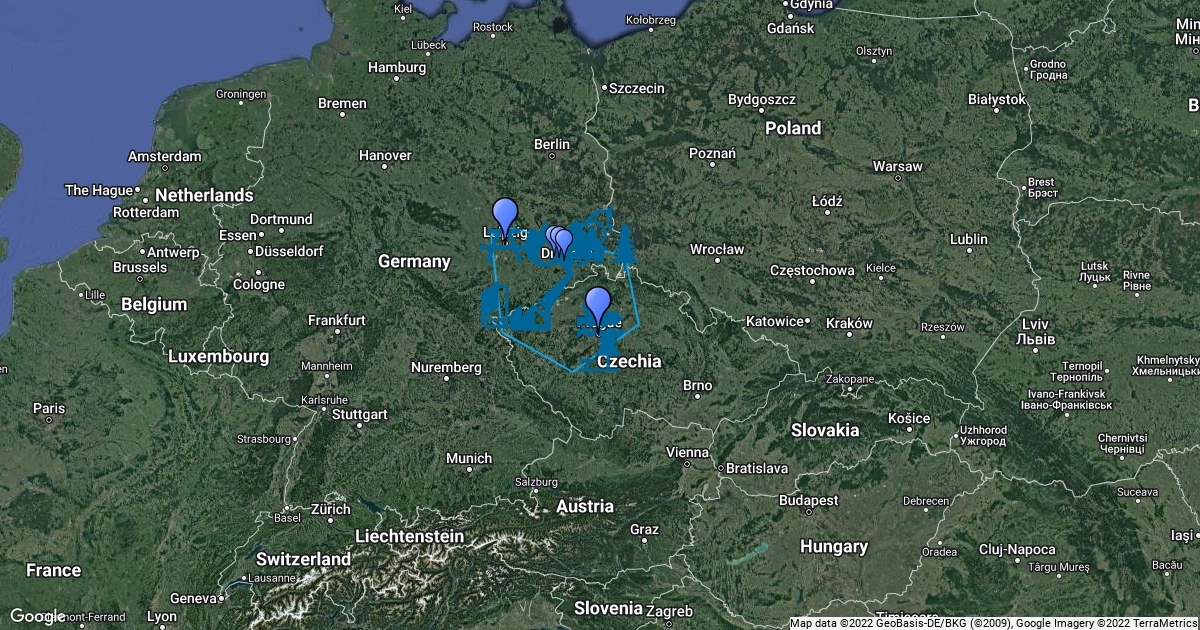 HTWK Radtour 2022 : Scribble Maps