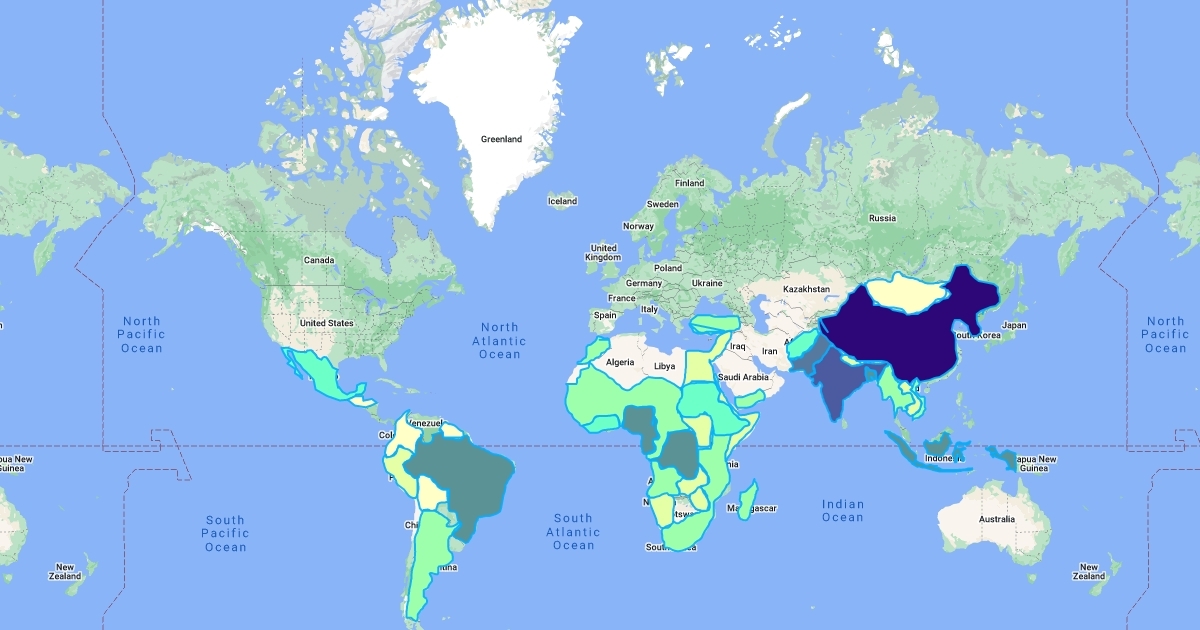 slum population : Scribble Maps