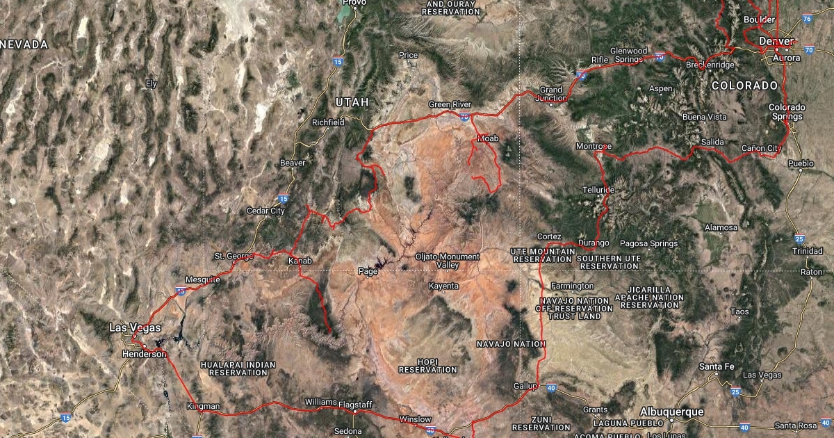 hallelujah trail : Scribble Maps