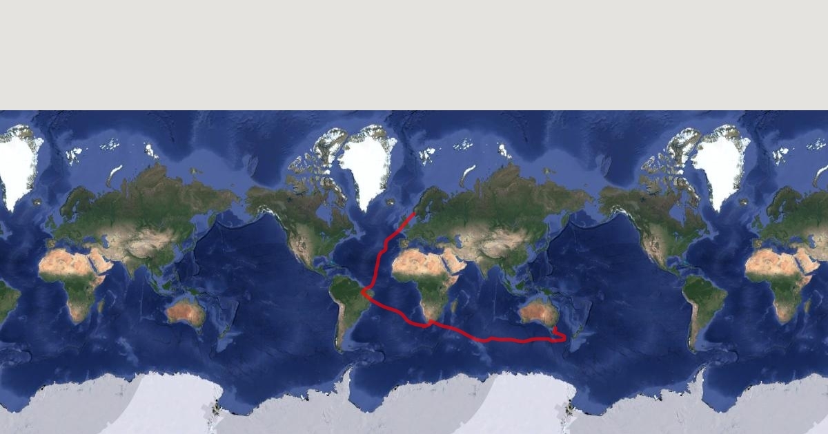 FIRST FLEET ROUTE : Scribble Maps