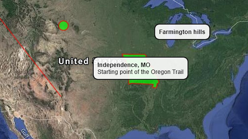 Map of the US : Scribble Maps