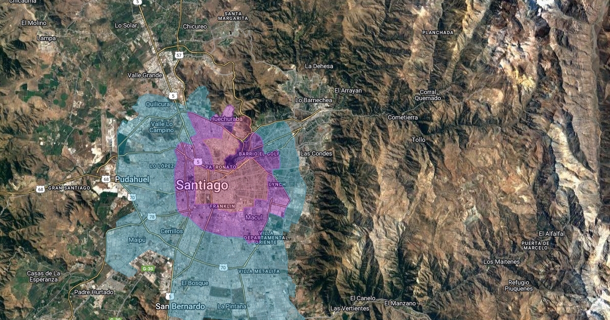 cobertura : Scribble Maps