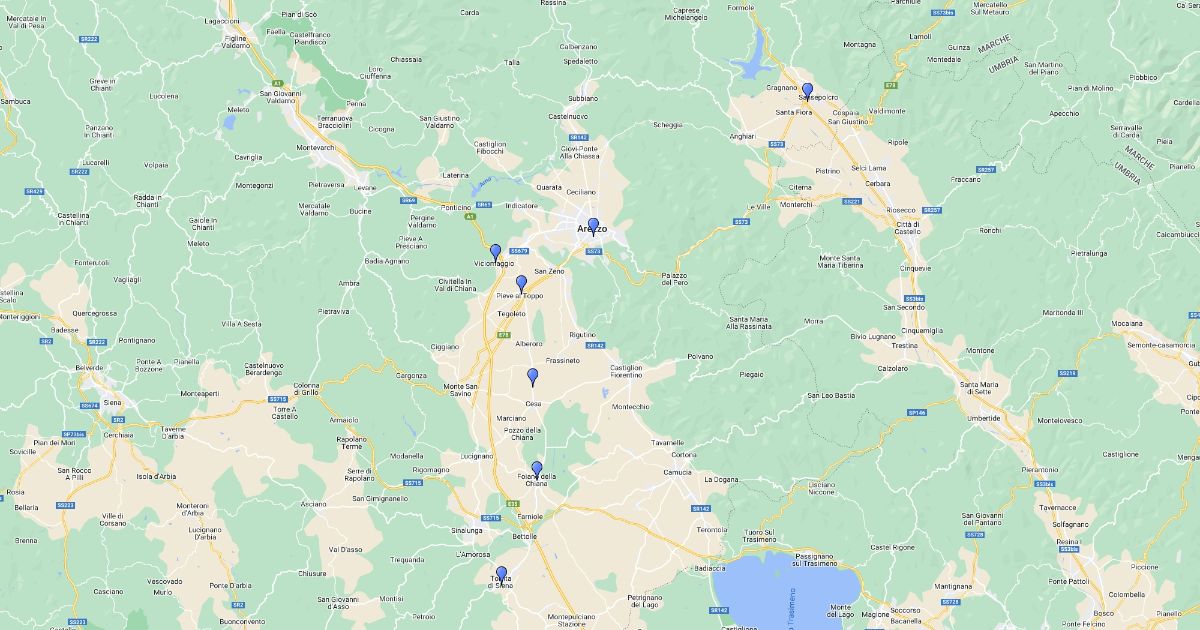 cartina toscana 1 : Scribble Maps