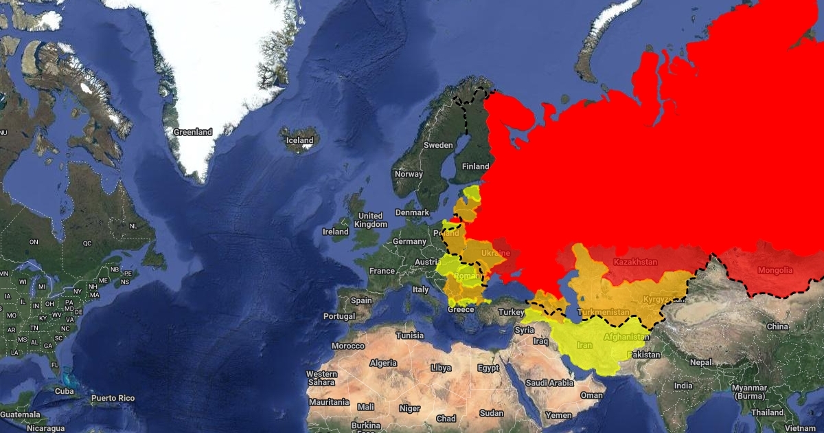 Russia's territorial ambitions : Scribble Maps