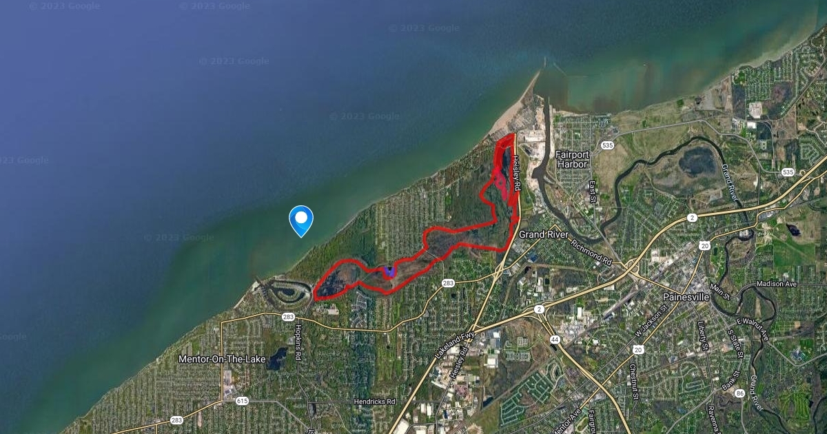 Map of invasive plants-Mentor Marsh : Scribble Maps