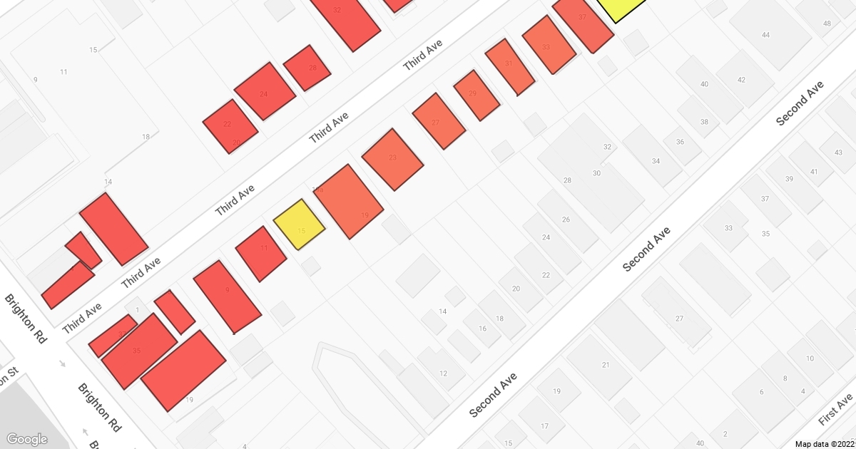 third avenue survey : Scribble Maps