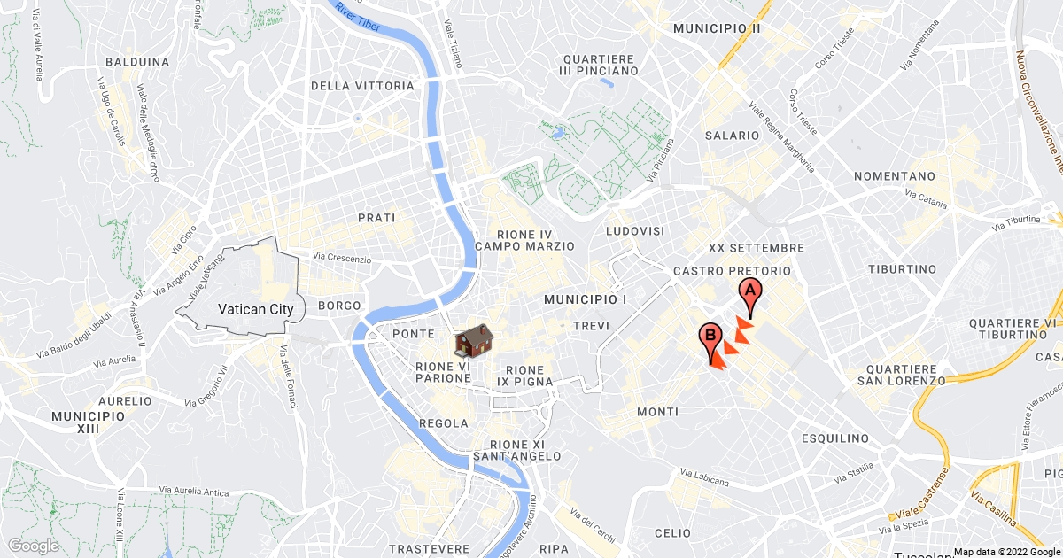 Turismo por Roma : Scribble Maps