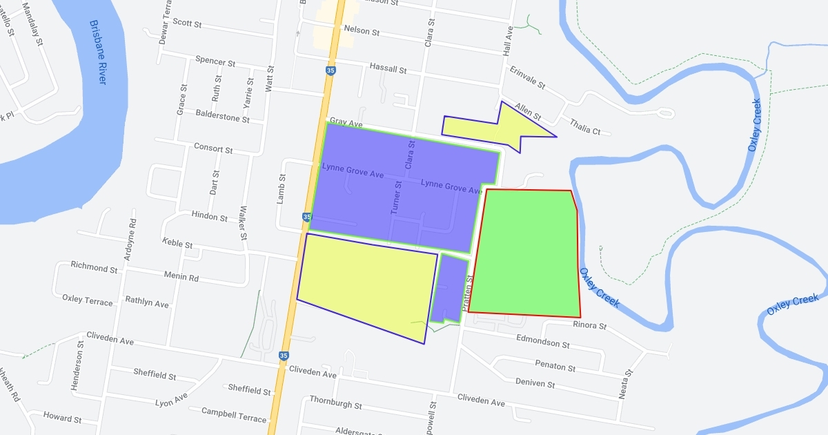 Land Use Corinda : Scribble Maps