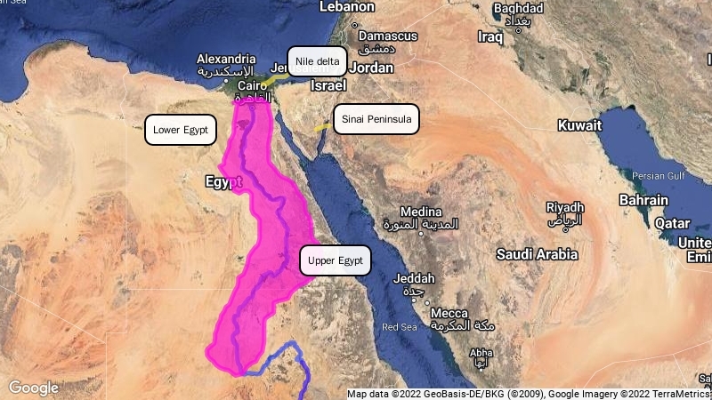 nile river valley : Scribble Maps