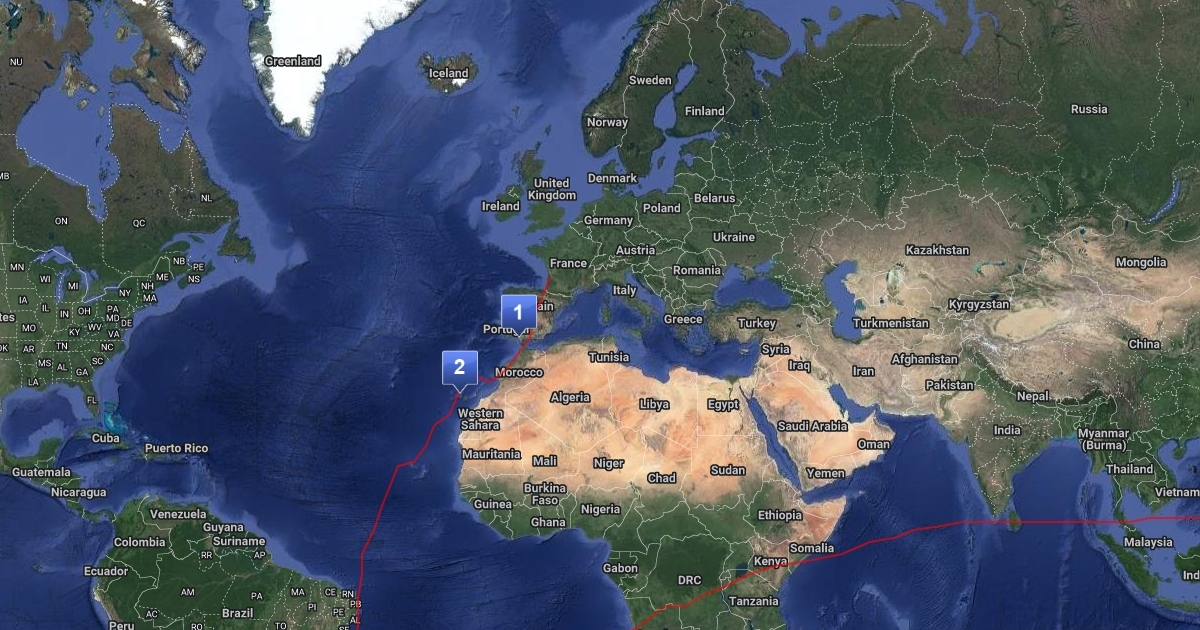 magellan journey : Scribble Maps