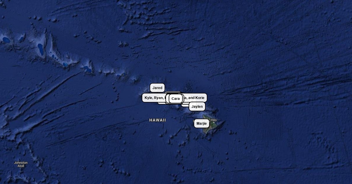 ENG 100 Summer 2017 Hometowns Map : Scribble Maps
