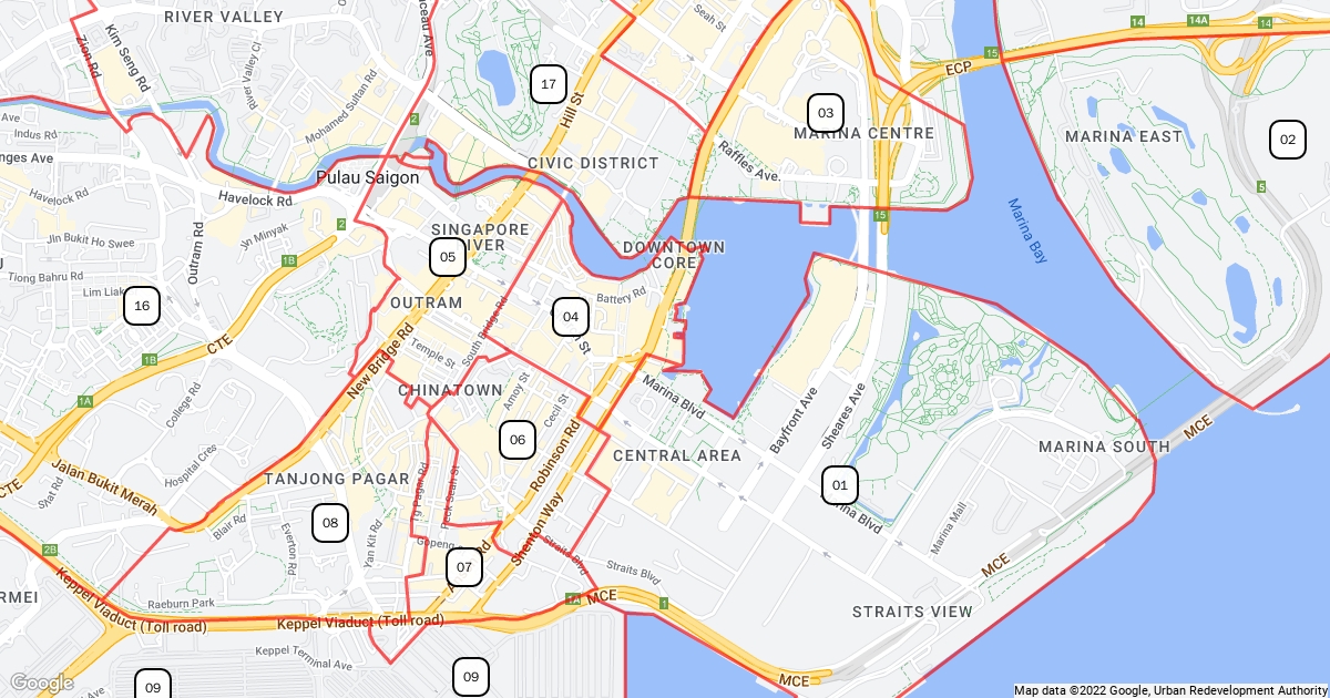 Singapore Map : Scribble Maps