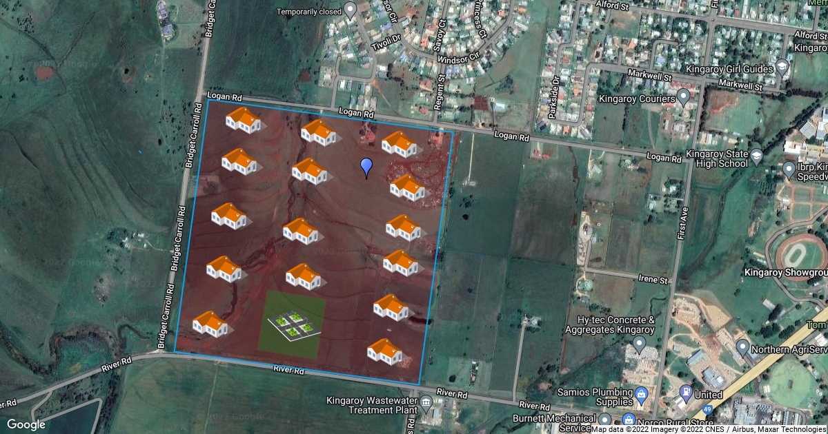 strategies for housing in kingaroy : Scribble Maps