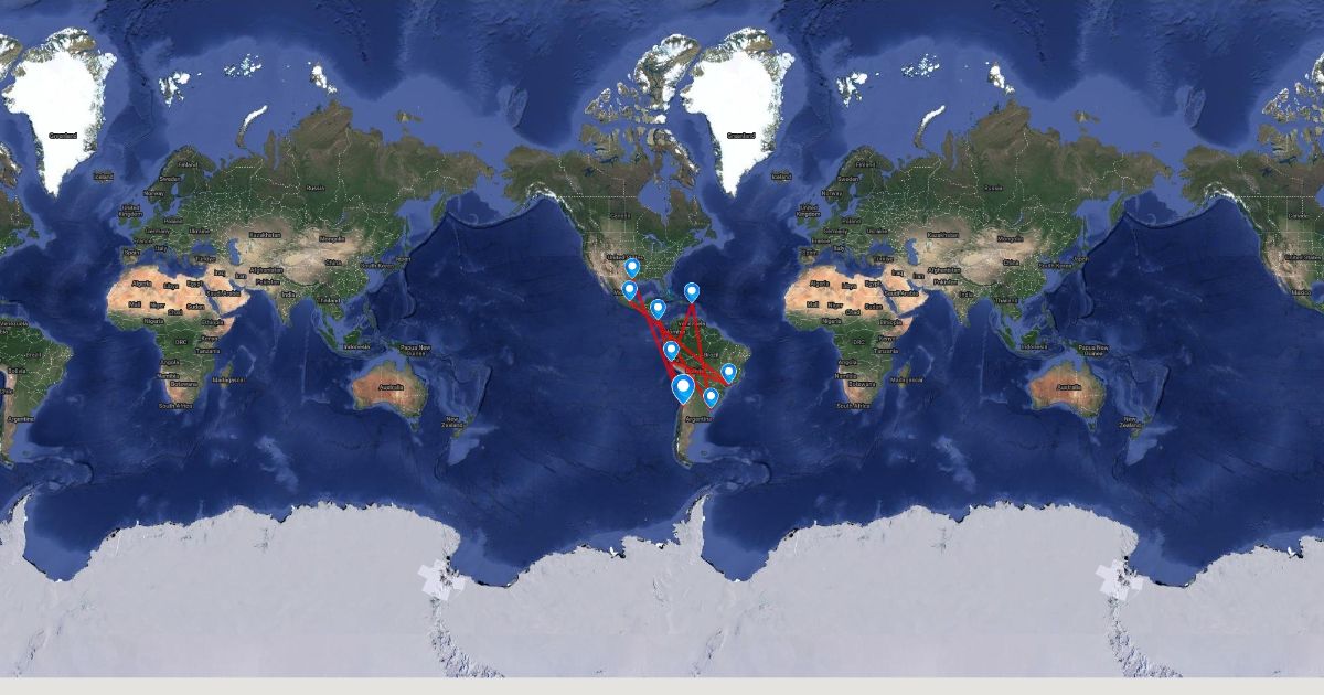 latin america : Scribble Maps