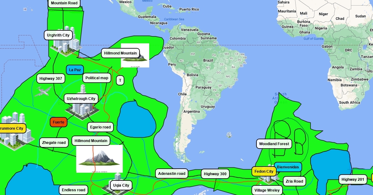 Political map : Scribble Maps