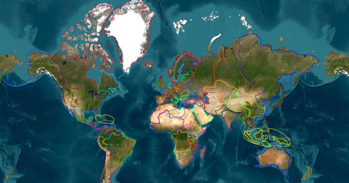 2500 alternate future of world : Scribble Maps