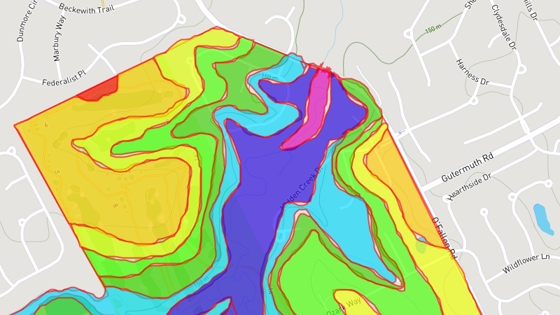 Good Elevation map of Quad Repub : Scribble Maps