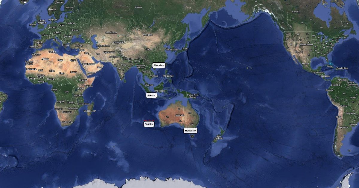 Map of SEA and Australia : Scribble Maps