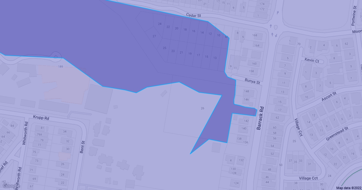 land use map of geography report : Scribble Maps