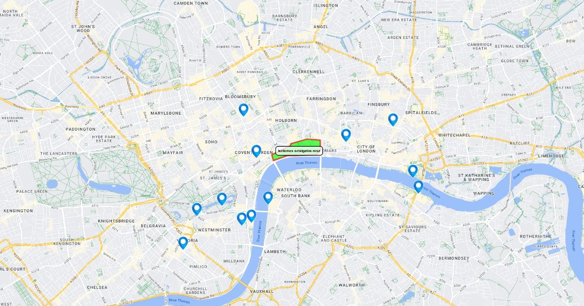 London sights : Scribble Maps