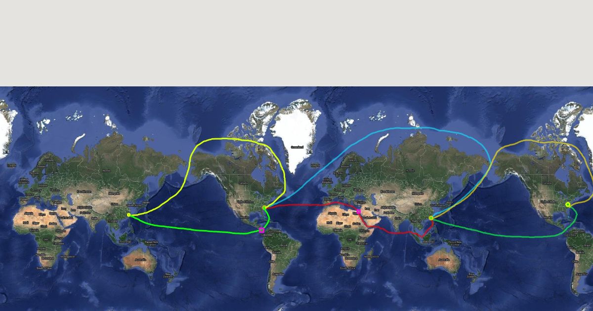 Voies maritimes : Scribble Maps
