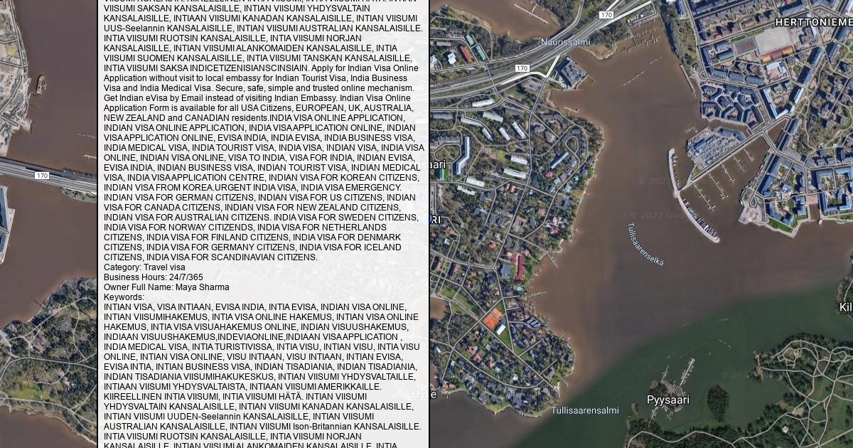Indian Visa Application Center - HELSINKI BRANCH : Scribble Maps