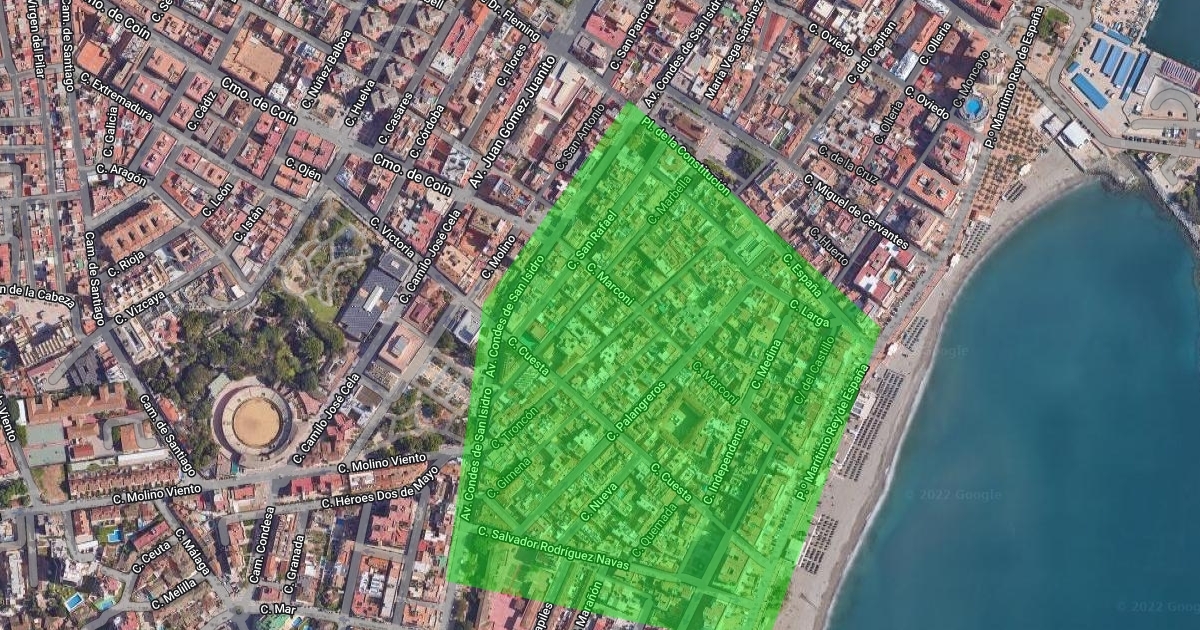 Mala cobertura Vodafone centro de Fuengirola : Scribble Maps