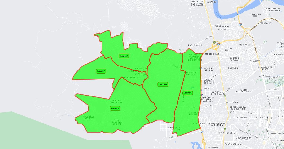 Zonas de Intervencion : Scribble Maps