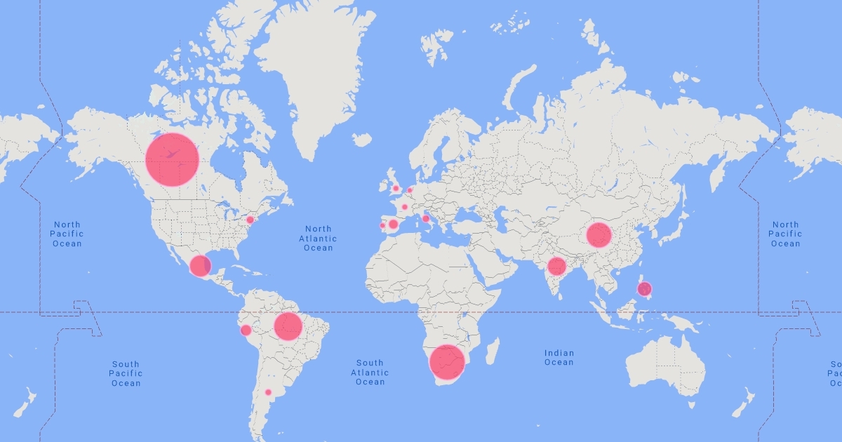 map for Geography quiz : Scribble Maps