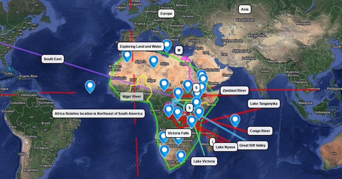 Africa Map Activity : Scribble Maps