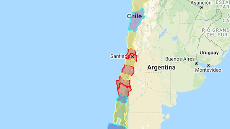 mapa poblacion chile : Scribble Maps