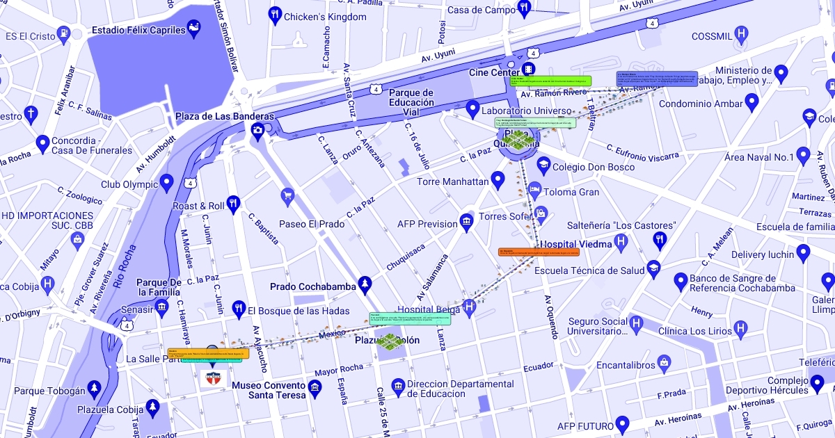 Mapa La Salle-Cine Center : Scribble Maps