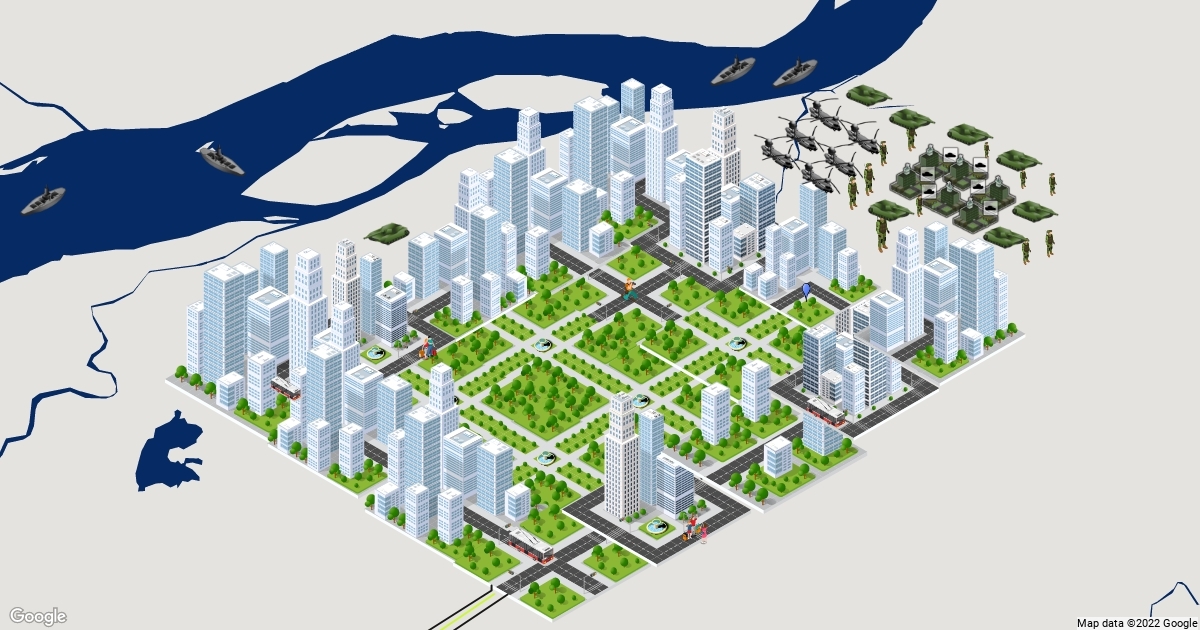 Military city : Scribble Maps