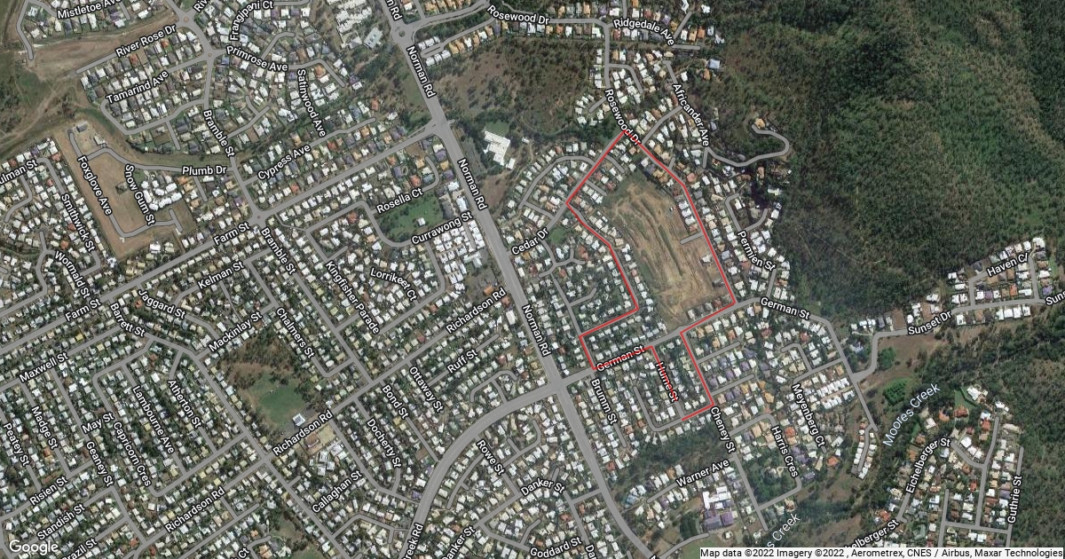 Norman Gardens Walkability Map : Scribble Maps