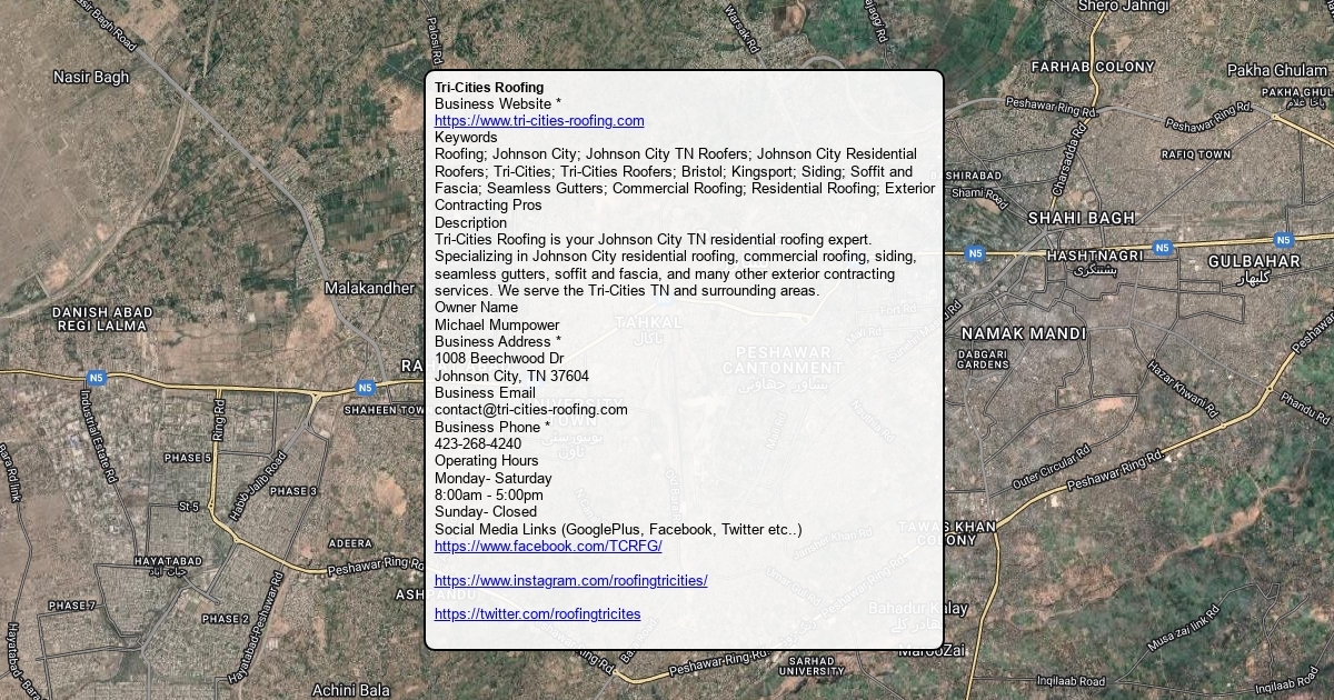 Tri-Cities Roofing : Scribble Maps